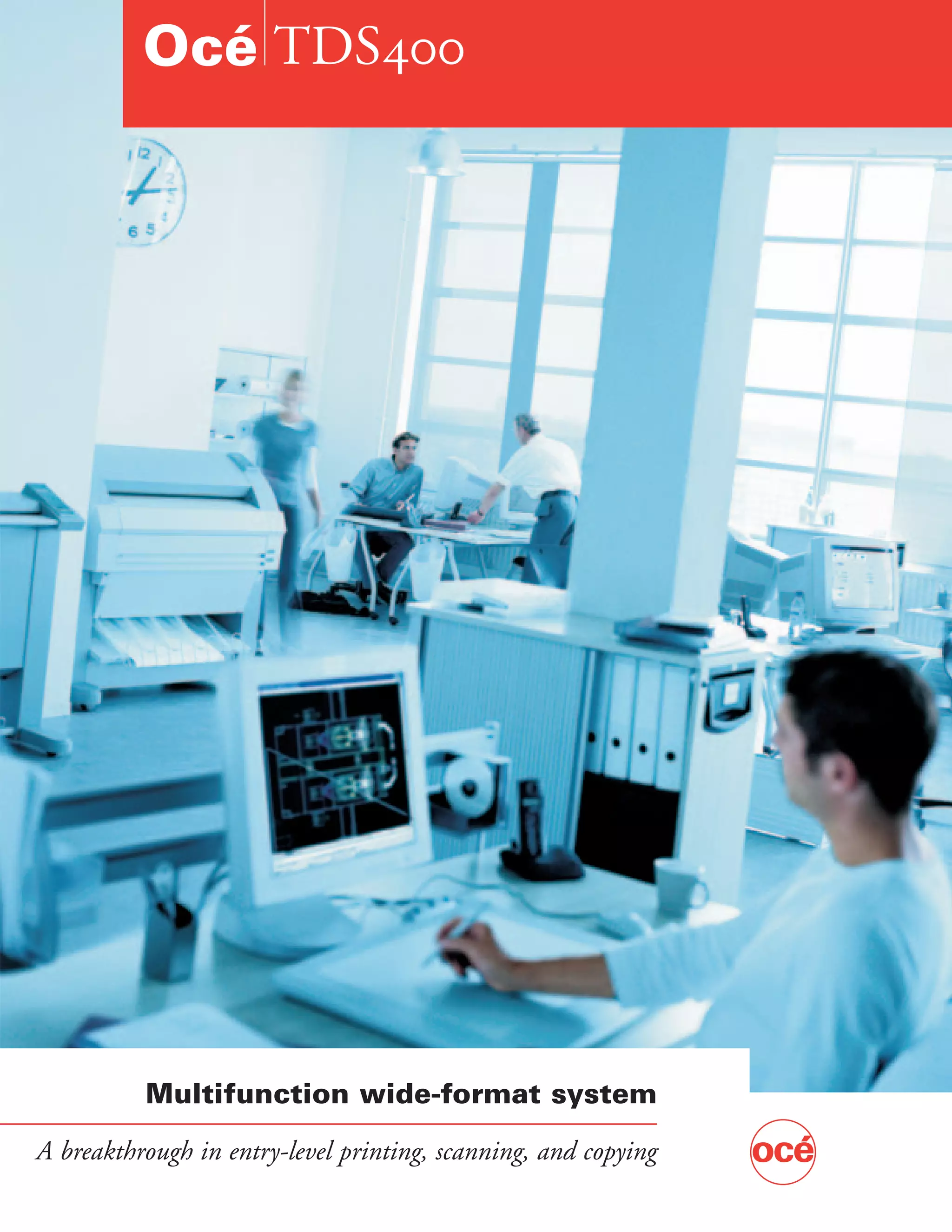 Oce TDS 400 Ozalit Makinası - GenisFormat.Com