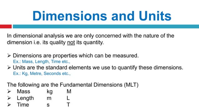 Dimesional Analysis | PPT
