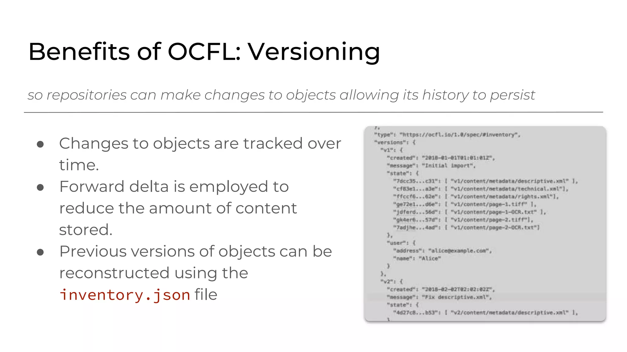 The Oxford Common File Layout: A common approach to digital ...