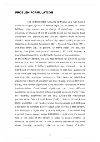 Ocgrr a new scheduling algorithm for differentiated services networks(synopsis) | PDF