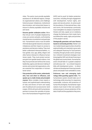 Transforming Humanitarian Coordination - OCHA Strategic Plan 2023-2026 ...