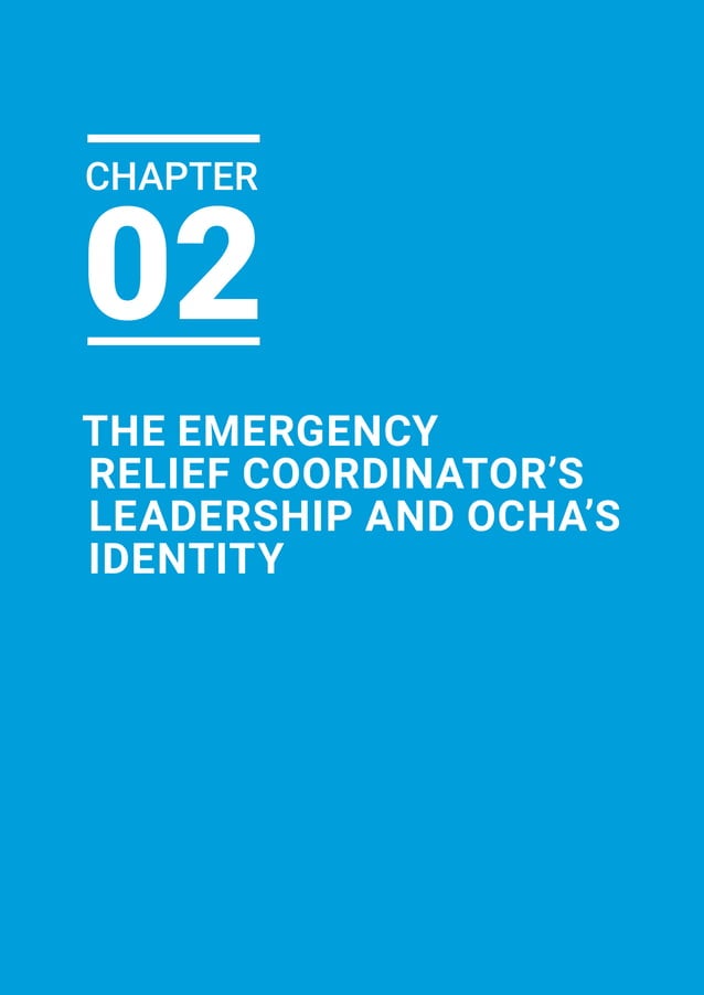 Transforming Humanitarian Coordination - OCHA Strategic Plan 2023-2026 ...