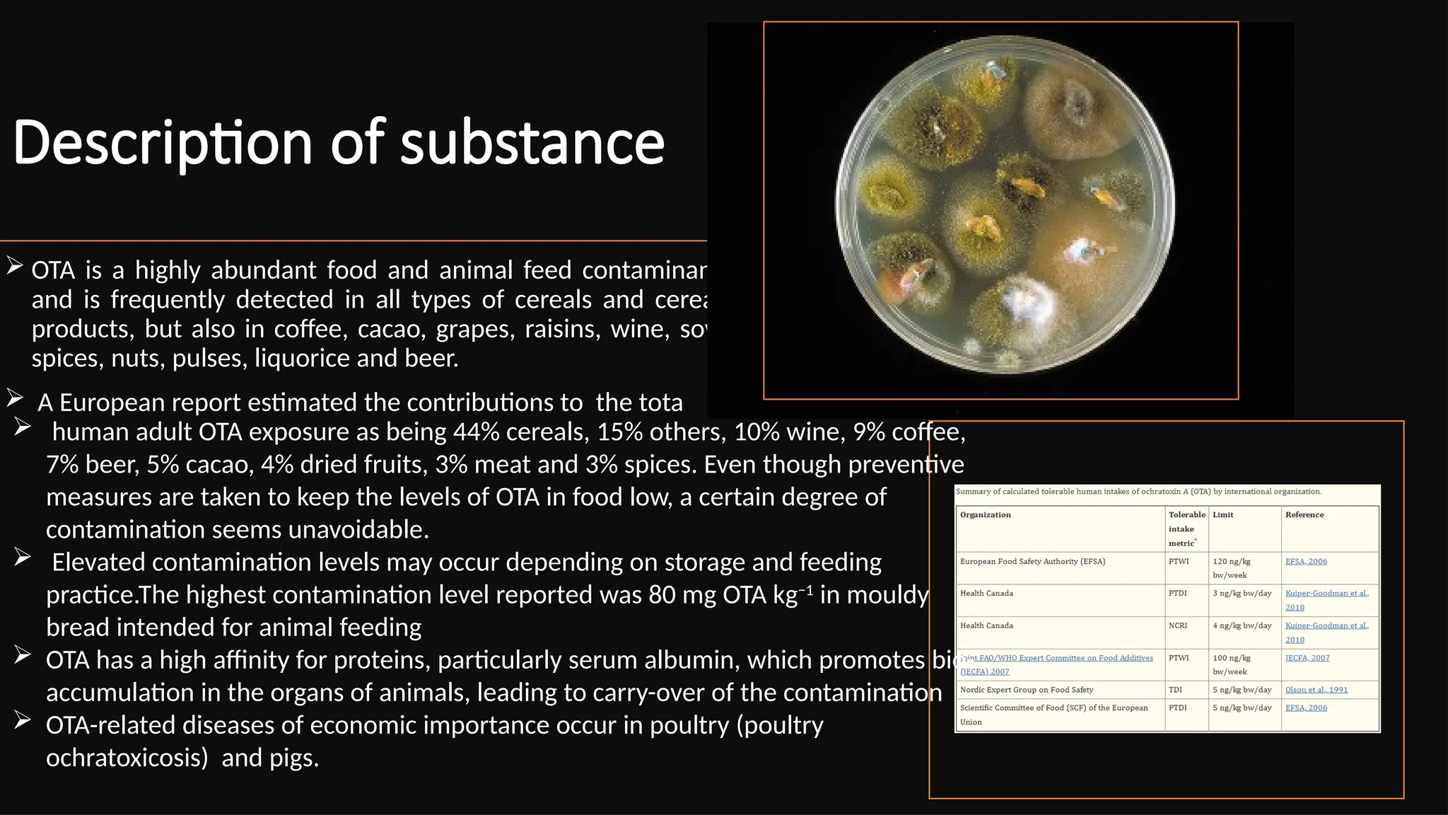Ochratoxin: a foodborne mycotoxin by Jahnvi | PPTX