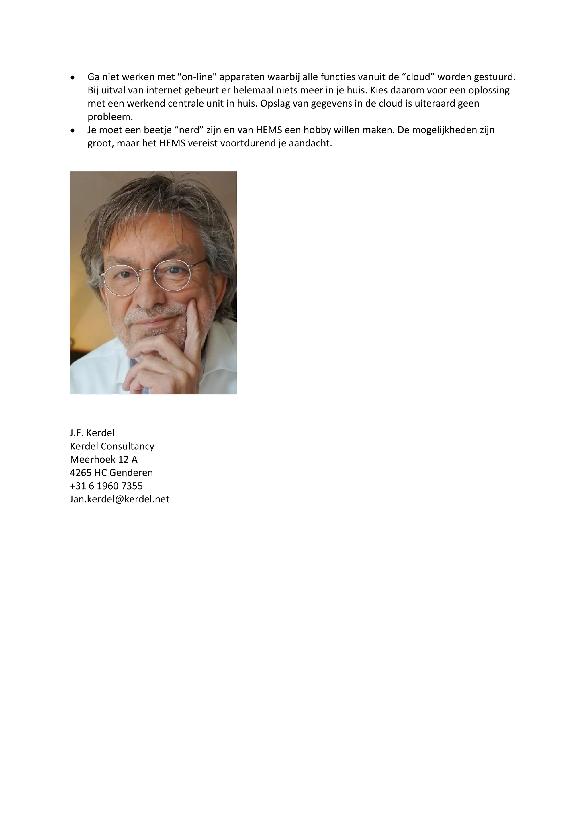 Ochtendsessie - HEMS Jan Kerdel | PDF