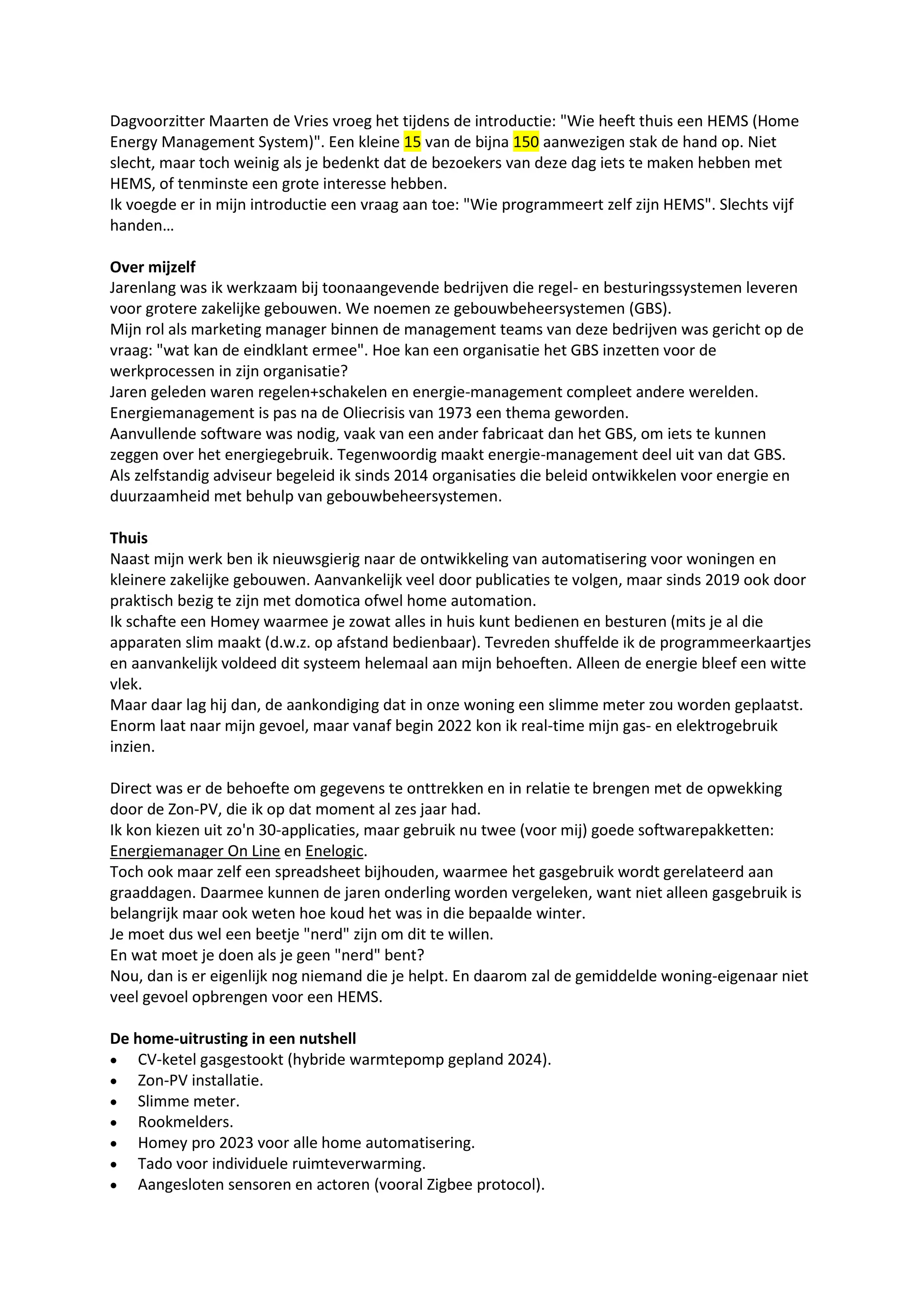Ochtendsessie - HEMS Jan Kerdel | PDF