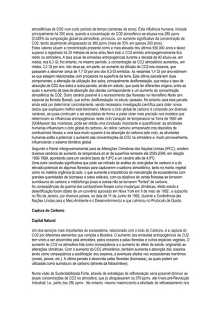 O ciclo do carbono e os combustíveis fósseis | DOC