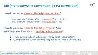 openCypher: Naming and Addressing Multiple Graphs | PPT | Free Download