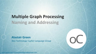 openCypher: Naming and Addressing Multiple Graphs | PPT