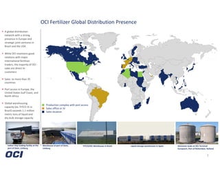 OCI NV December Corporate Presentation | PDF | Manufacturing Industry | Industries