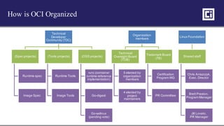 Oci overview and certification program for cncf 2017 12-04 final | PPT