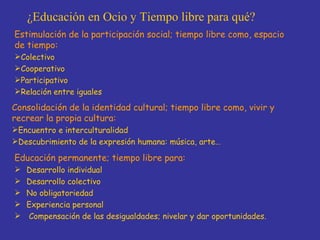 Ocio Y Tiempo Libre | PPS