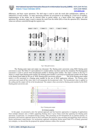 Coarse Grain Reconfigurable Floating Point Unit | PDF