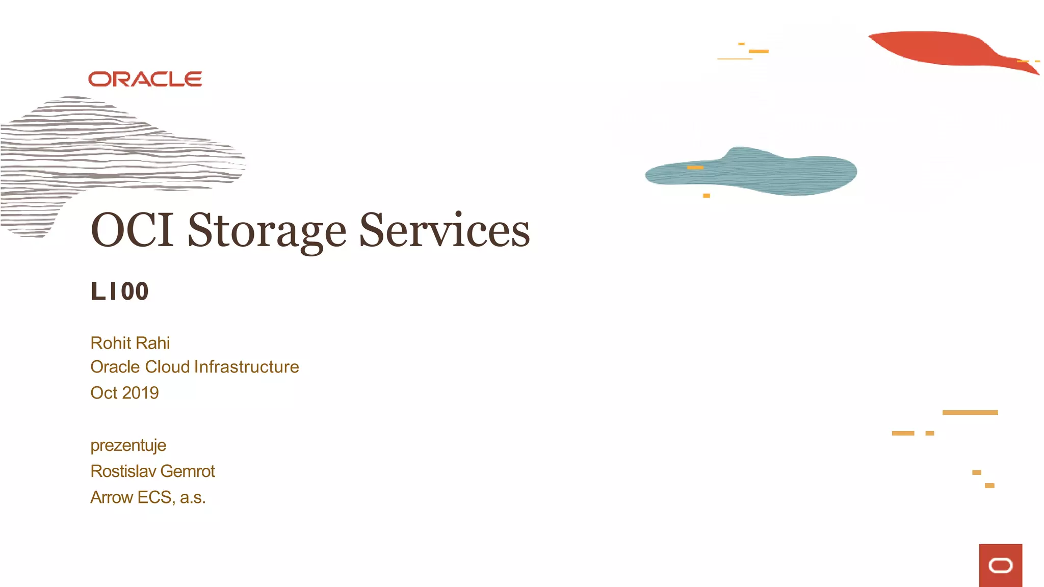 Oracle Cloud Infrastructure – Storage | PDF | Data Storage and ...