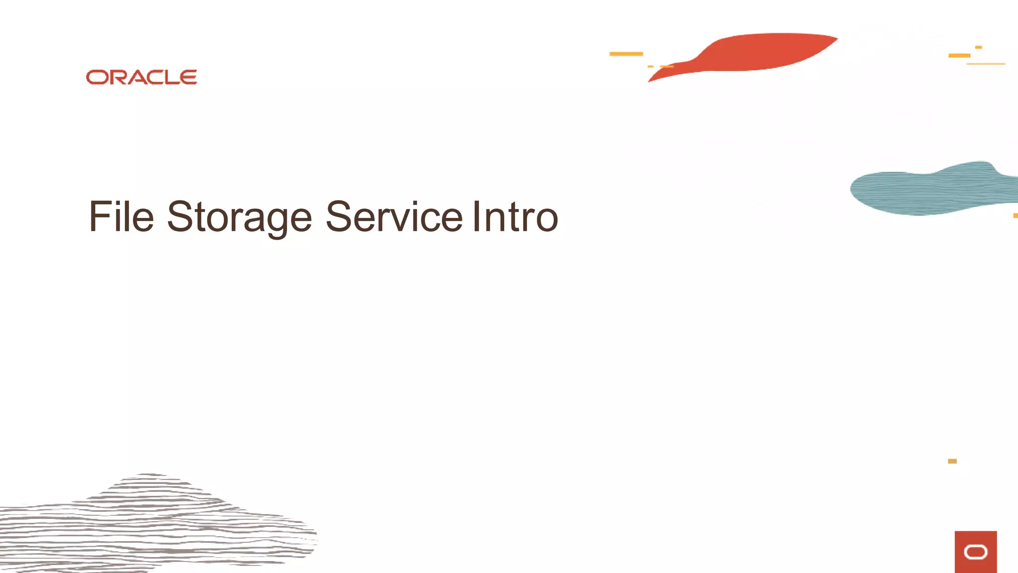 Oracle Cloud Infrastructure – Storage | PPT