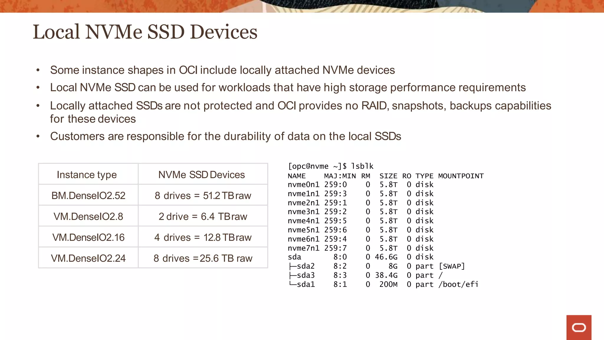 Oracle Cloud Infrastructure – Storage | PPT