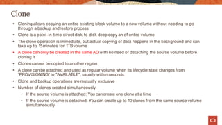 Oracle Cloud Infrastructure – Storage | PDF