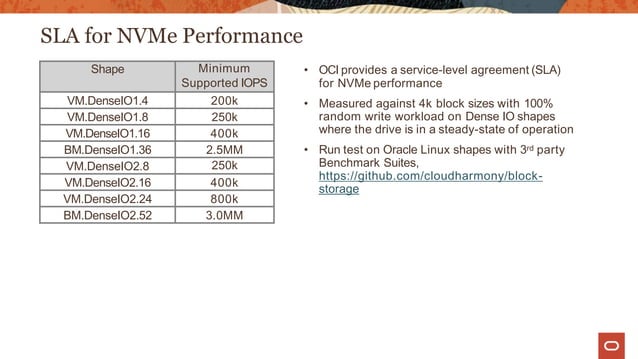Oracle Cloud Infrastructure – Storage | PPT