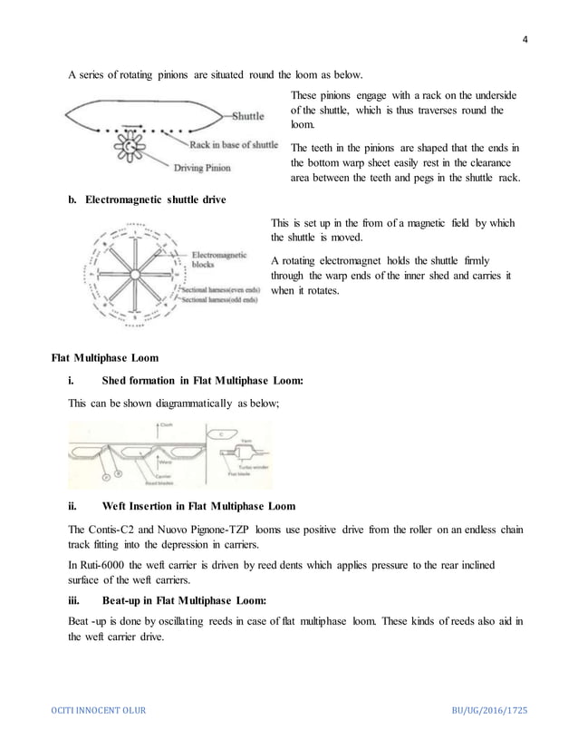MULTIPHASE WEAVING MACHINES | DOCX