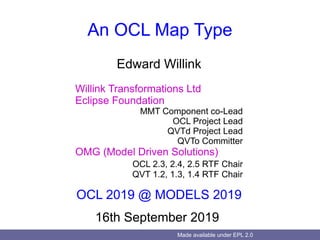 An OCL Map Type | PPT