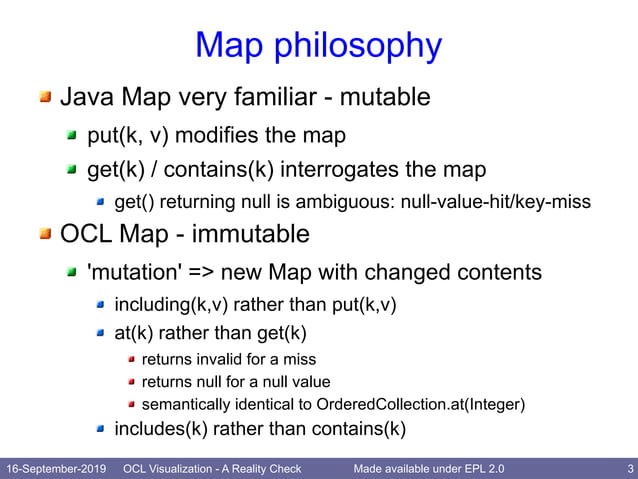 An OCL Map Type | PPT