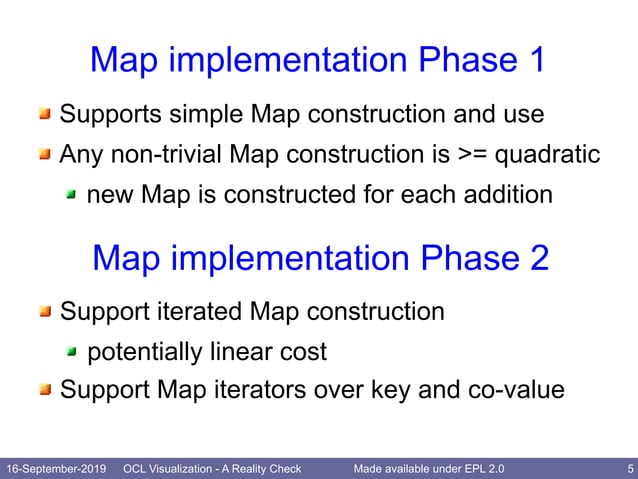 An OCL Map Type | PPT