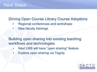 Open Course Library Update | PPTX