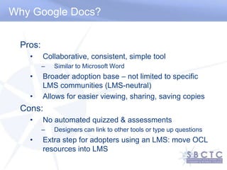 Open Course Library Update | PPTX