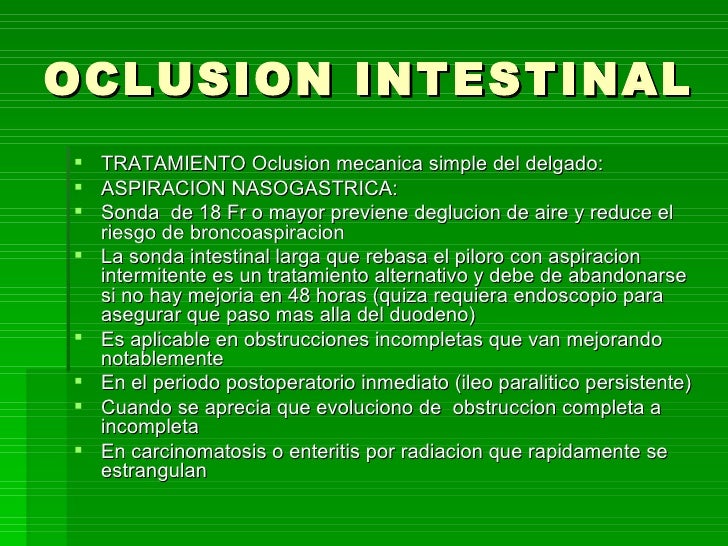Oclusion Intestinal