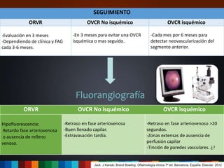 Oclusion venosa y arterial de retina | PPTX