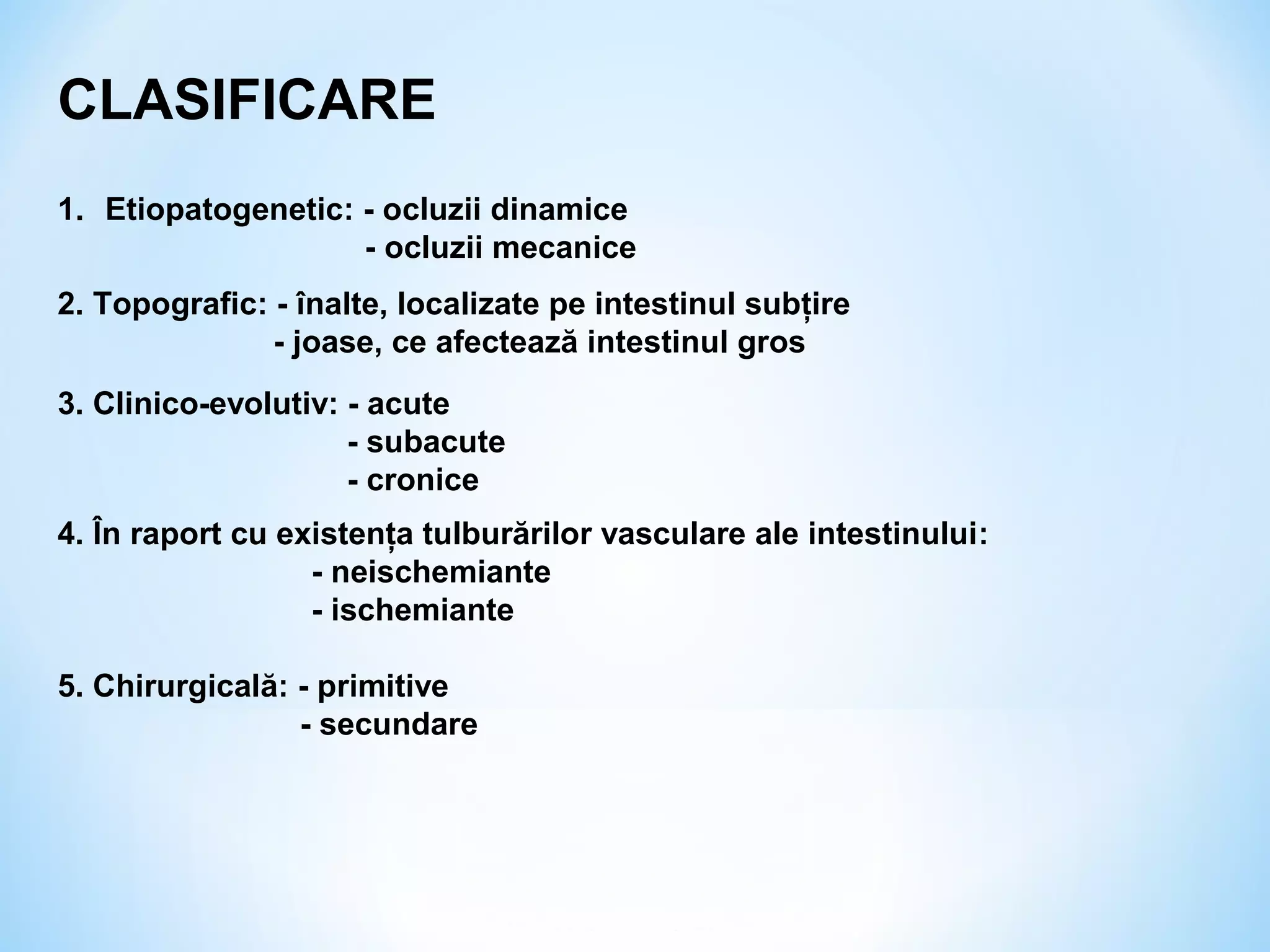 Ocluzie intestinala ppt suciu ramona | PPT