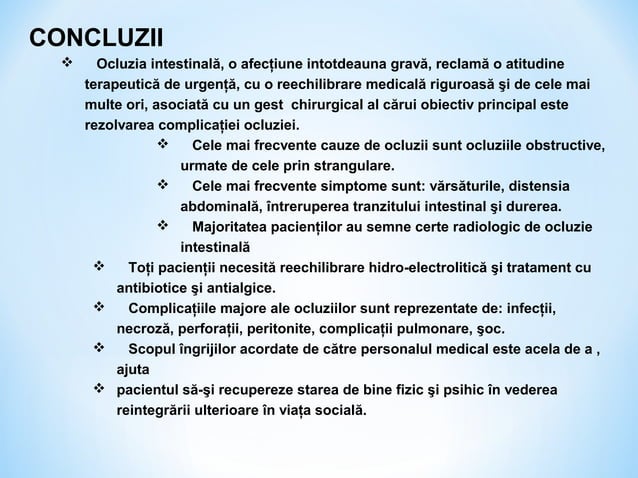 Ocluzie intestinala ppt suciu ramona | PPT
