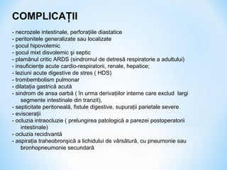Ocluzie intestinala ppt suciu ramona | PPT