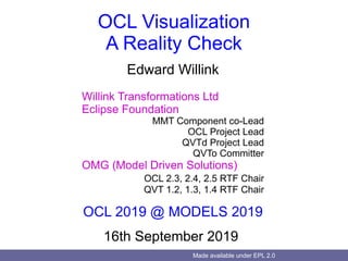 OCL Visualization A Reality Check | PPT
