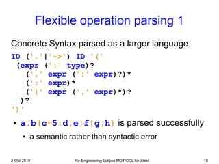 Re-engineering Eclipse MDT/OCL for Xtext | PDF