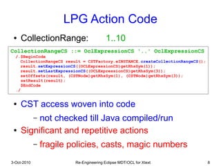 Re-engineering Eclipse MDT/OCL for Xtext | PDF