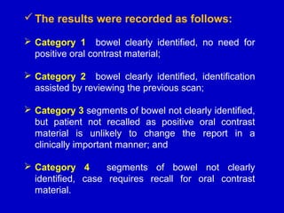 Positive Oral Contrast for Oncology Patients | PPT