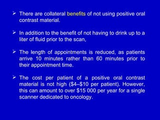 Positive Oral Contrast for Oncology Patients | PPT