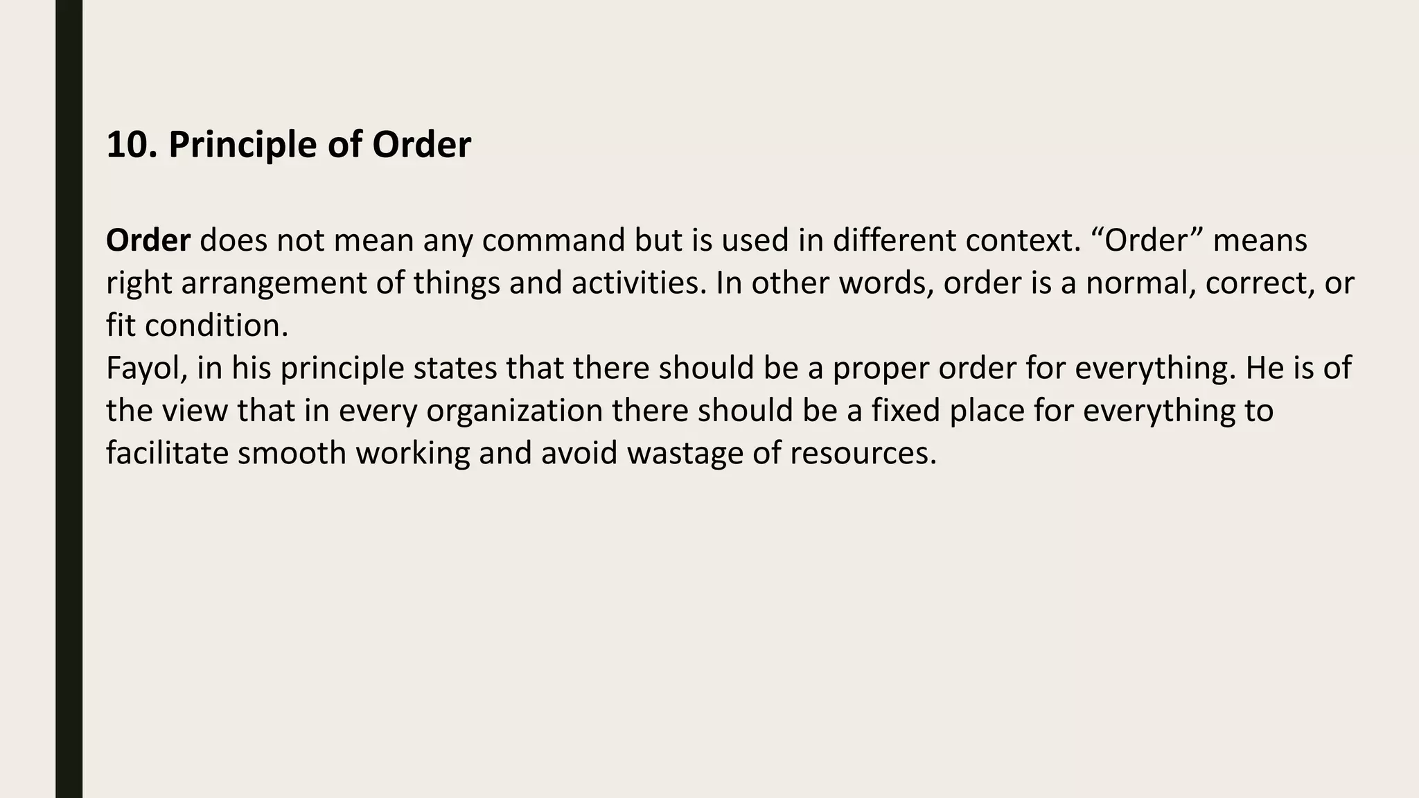 Henry Fayol's 14 Principles of Mangement | PPTX