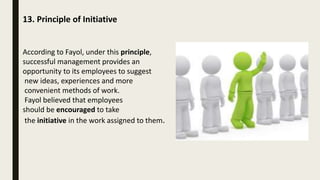 Henry Fayol's 14 Principles of Mangement | PPTX