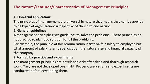 Henry Fayol's 14 Principles of Mangement | PPTX