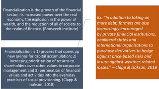 Food System Organization and Community Impacts | PPT