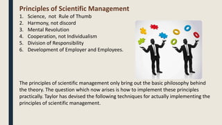 Scientific Techniques of Mangement | PPT