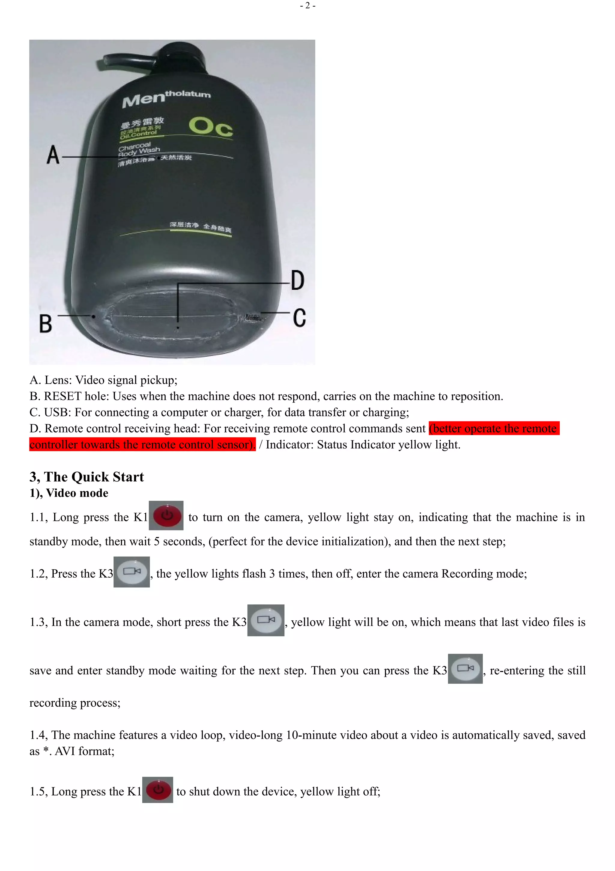 Oc men body wash camera user guide-spy body wash camera-shower spy ...
