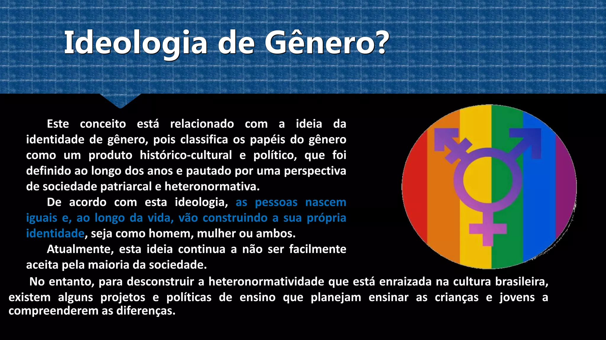 O conceito de gênero e as relações de gêneros | PPTX