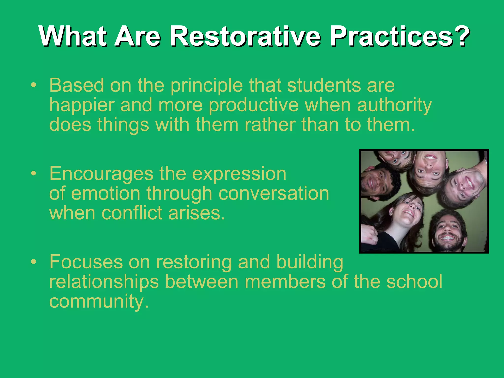 Restorative Practices | PPT