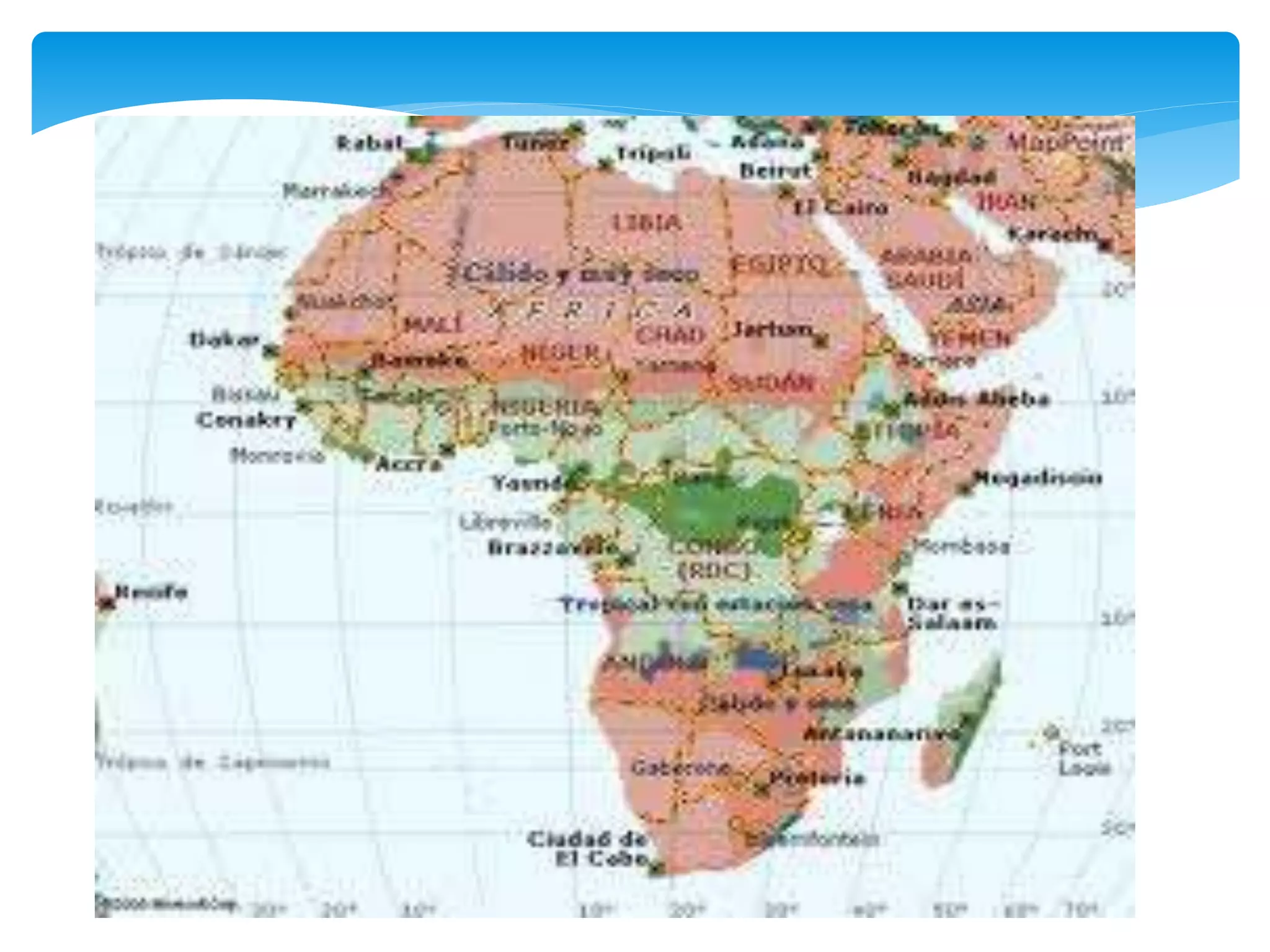 O continente africano | PPTX