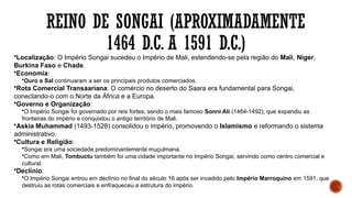 O continente africano. os reinos africanos | PPTX