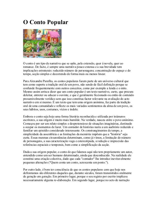 O conto popular