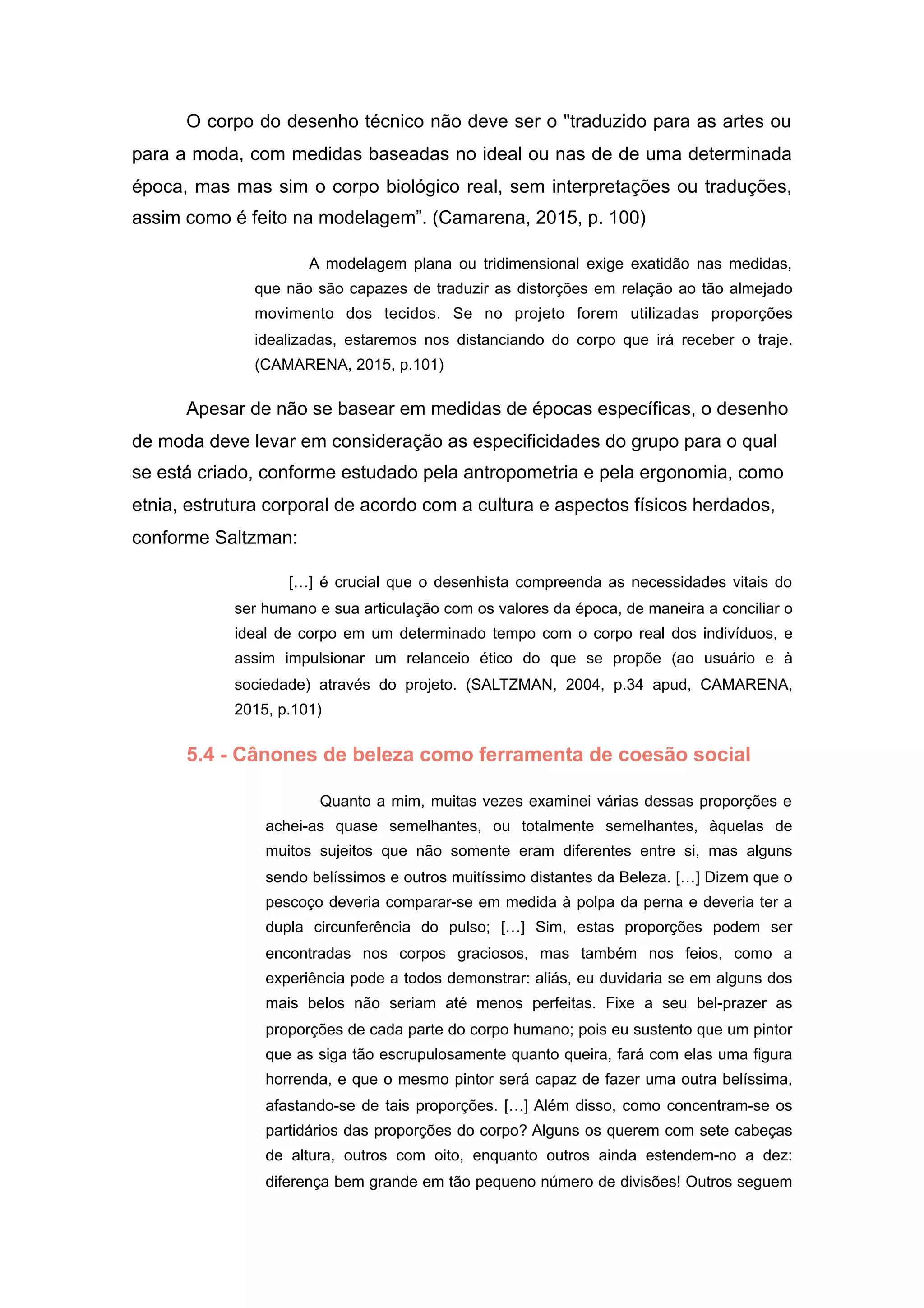 O corpo e a moda | PDF