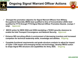 Office Chief of Signal Personnel Presentation: TechNet Augusta 2015 | PPTX